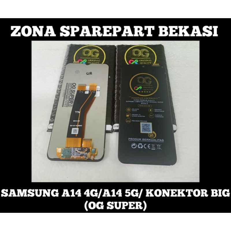 Jual LCD + TS SAMSUNG A14 4G/A14 5G KONEKTOR BIG (OG SUPER) | Shopee ...