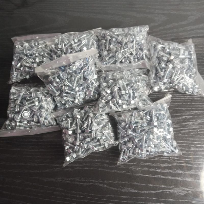 Jual GL baut roofing baut rumping 10×16 100 pcs scrup baja ringan 10×16 ...