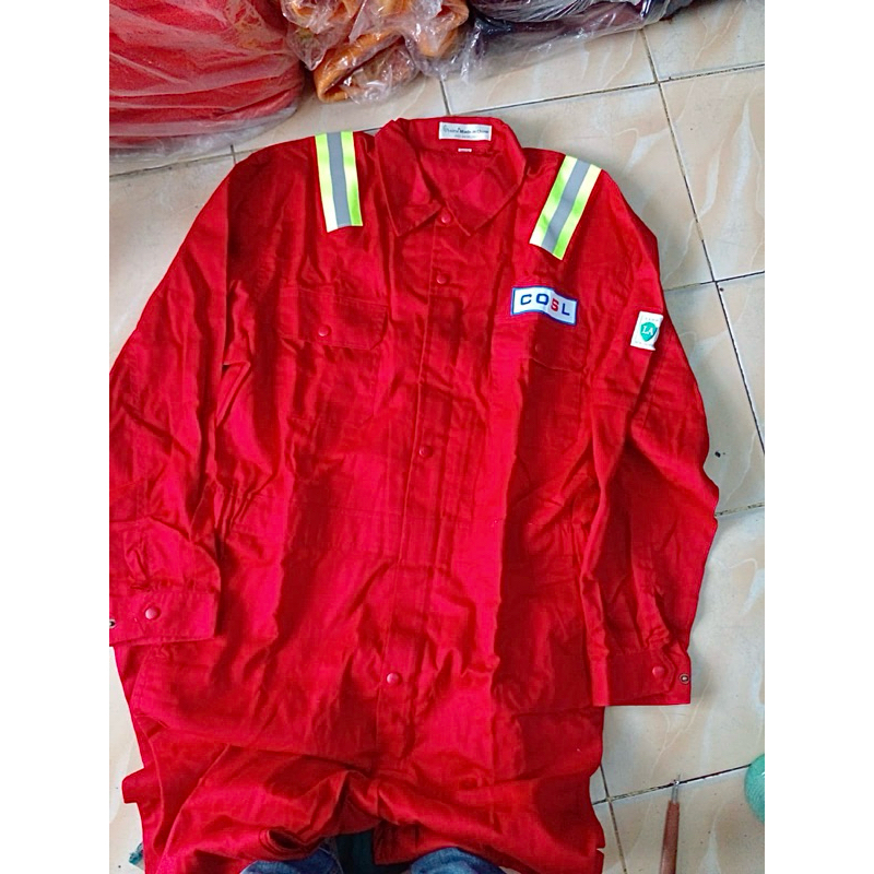 Jual Wearpack Coverall Ukuran Luar - Warna Merah - Bahan Tebal | Shopee ...