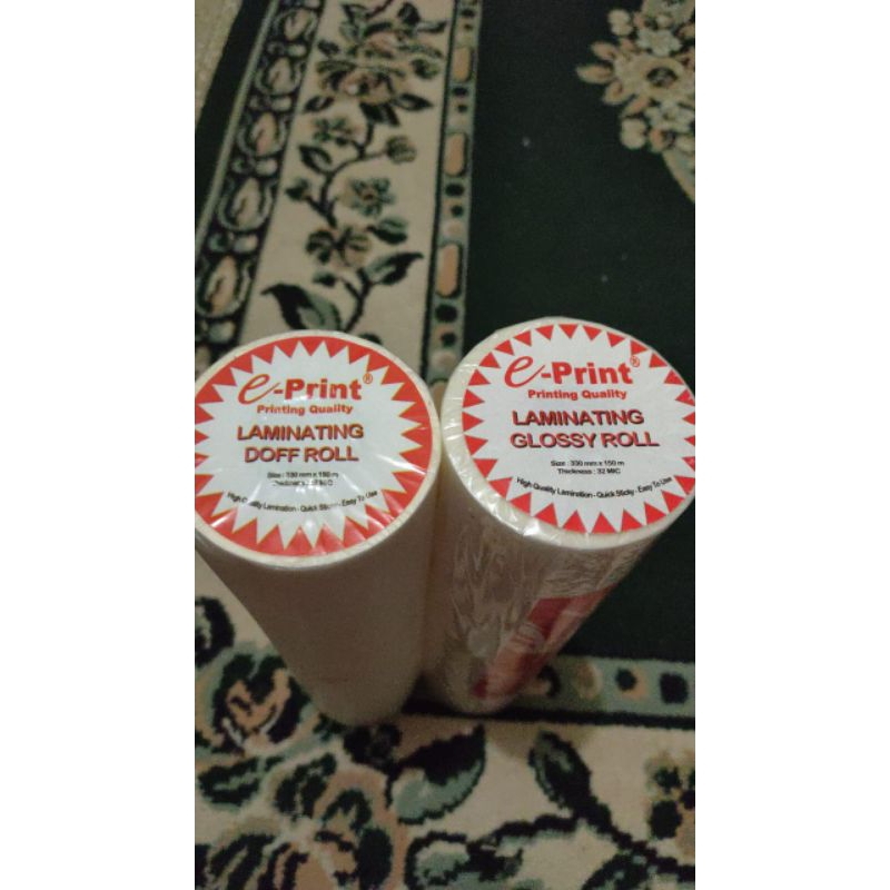Jual Plastik Laminasi Panas e- print Glossy Roll dan Doff Roll A3 ...