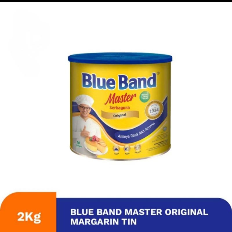 Jual Blue Band Master 2kg/Blueband Master Kaleng 2kg | Shopee Indonesia