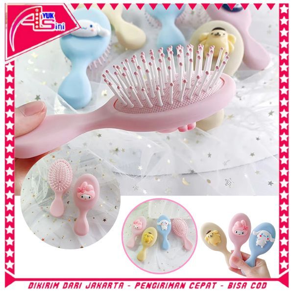 Jual AS Sisir Rambut Gagang Anak Perempuan Karakter Kartun Bentuk Oval ...