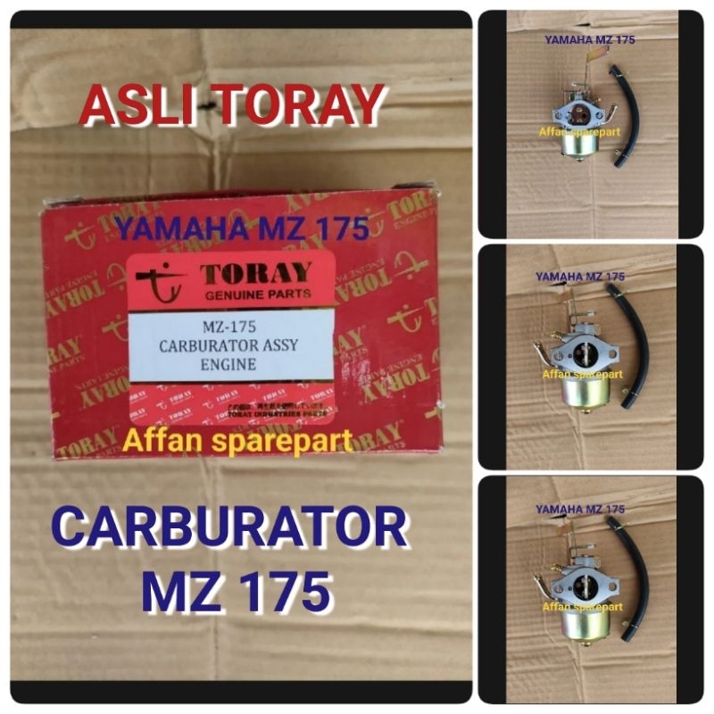 Jual CARBURATOR MZ 175 , KARBURATOR YAMAHA MZ 175 MESIN ( 5,5 PK ) ASLI TORAY | Shopee Indonesia