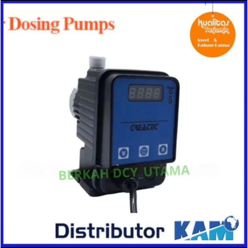 Jual Dosing Pump 6 LPH Pompa Dosing Createc E0506 Dosing Pump 5 bar 6L/jam | Shopee Indonesia