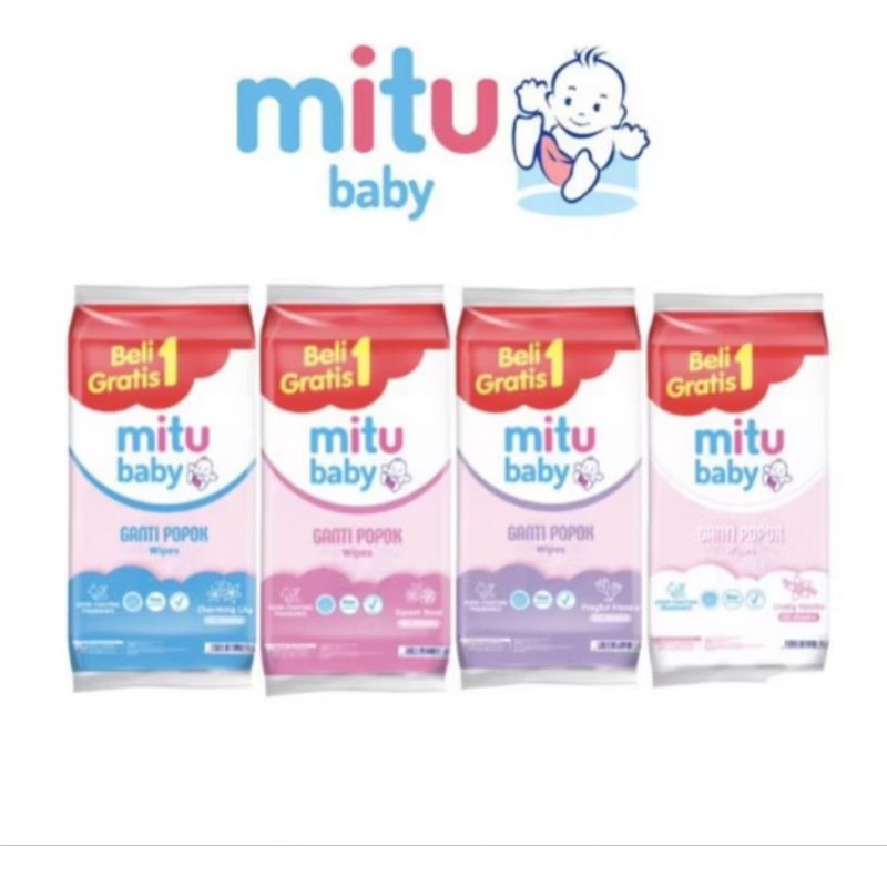 Jual Mitu Tissu Basah Bayi 50's (buy one get one) | Shopee Indonesia