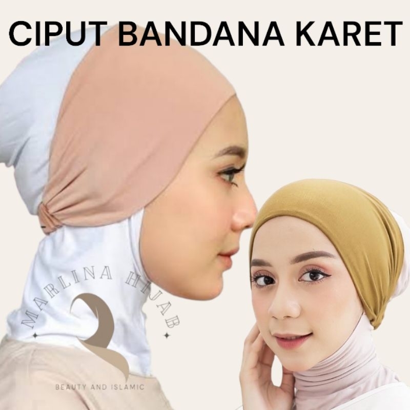 Jual CIPUT BANDO HIJAB KARET ORI DESMONDA |Marlina_Hijab | Shopee Indonesia