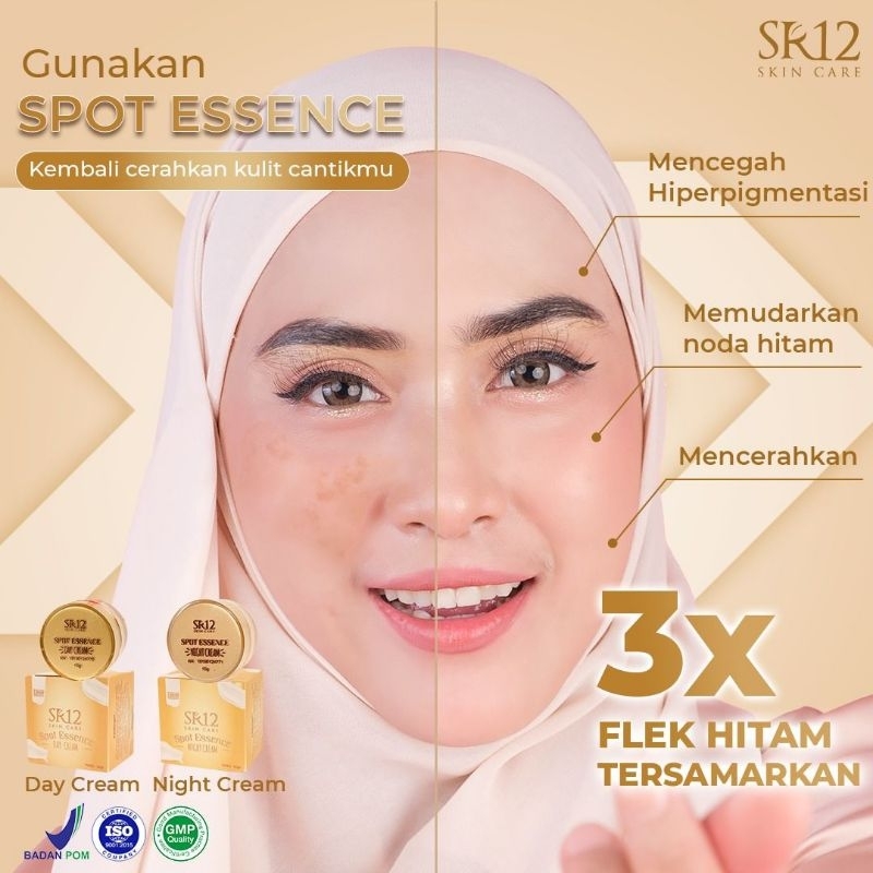Jual SR12 SPOT ESSENCE, MOISTURIZER, Cream Dark spot, Menyamarkan Flek Hitam, Melembapkan ...