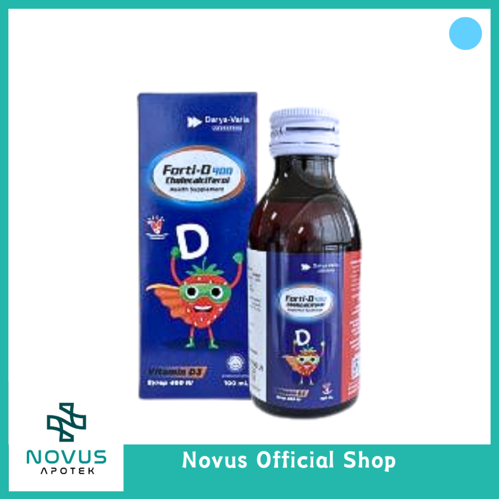 Jual FORTI-D Sirup Anak 400IU 100ml / Suplement Vitamin Tulang Anak ...