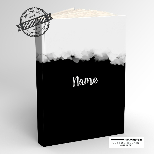 Jual Notebook Custome NAMA HardCover u A5 / jurnal diary Custome/ Buku ...