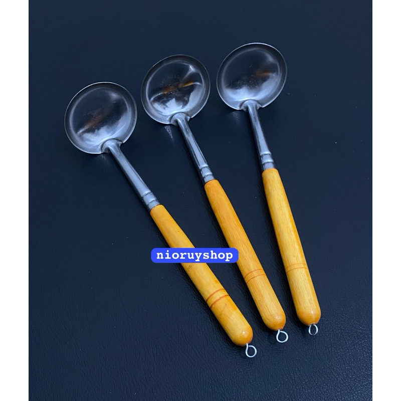 Jual IRUS SAYUR SEDANG MURAH / IRUS GAGANG KAYU / CENTONG SAYUR / IRUS ...