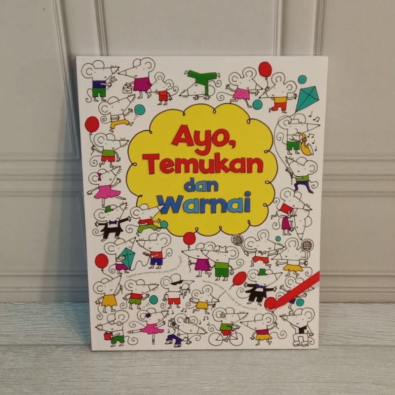 Jual Buku Ayo Temukan Dan Warnai Tiga Ananda Untuk Anak TK SD Kertas ...