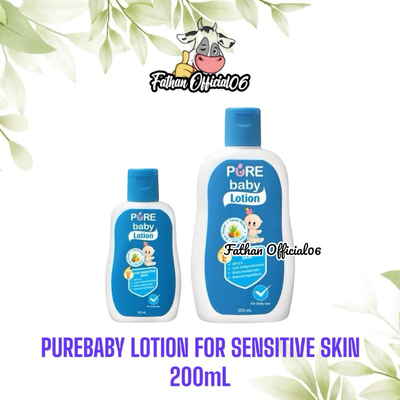 Jual PUREBABY LOTION FOR SENSITIVE SKIN 200mL & 80mL | Shopee Indonesia
