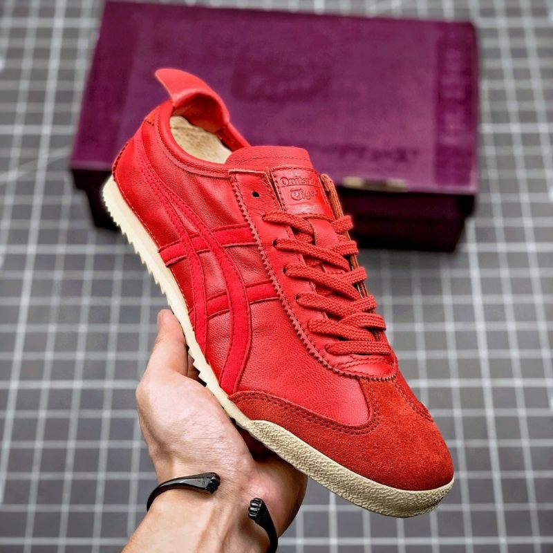 Jual Onitsuka Tiger Original Deluxe Japan Nippon Red Unisex | Shopee Indonesia