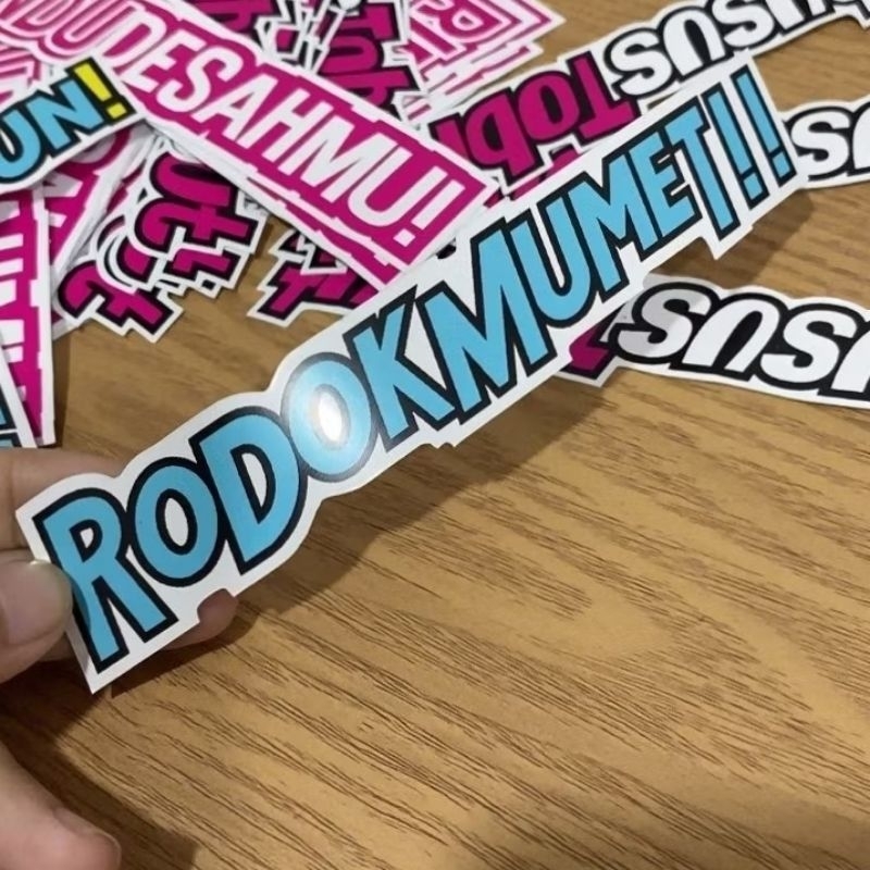 Jual stiker sticker rodok mumet ! | Shopee Indonesia