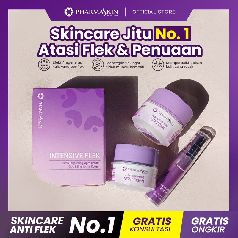 Jual Pharmaskin Cream Flek Hitam Membandel Bpom - Intensive Flek Daily ...