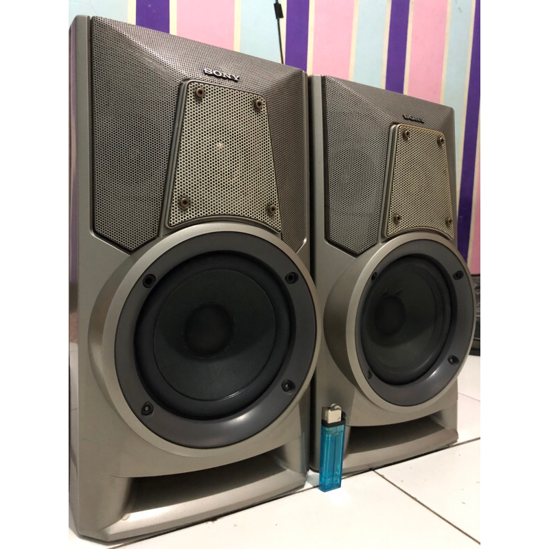 Jual Sepasang Speaker Pasif Sony Model SS-V5500 Bekas Compo Sony MHC-V5500 Full Original Ukuran ...