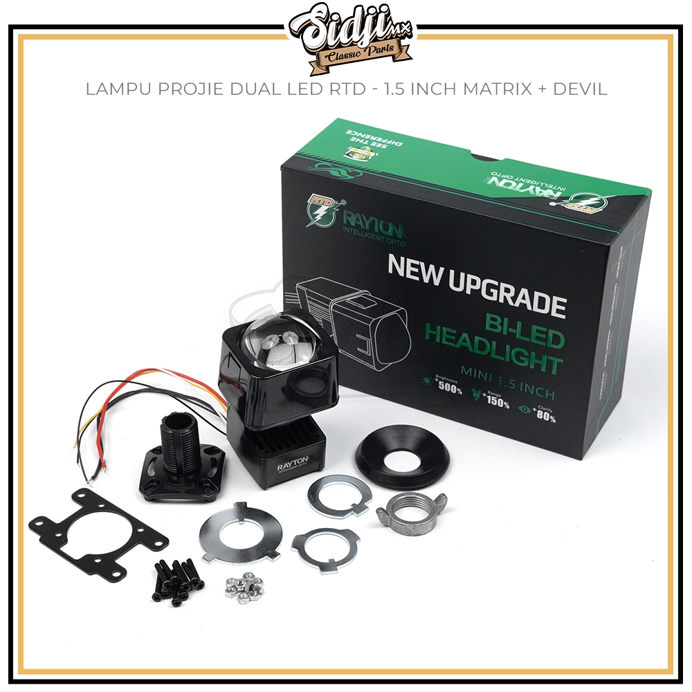 Jual Lampu Projie Dual Led Matrix 1,5 inch RTD Rayton Plus Devil ...
