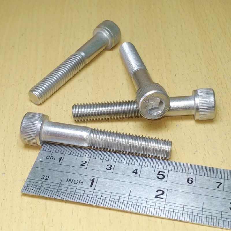 Jual baut L m8x50mm stainless sus 304 socket head screw | Shopee Indonesia
