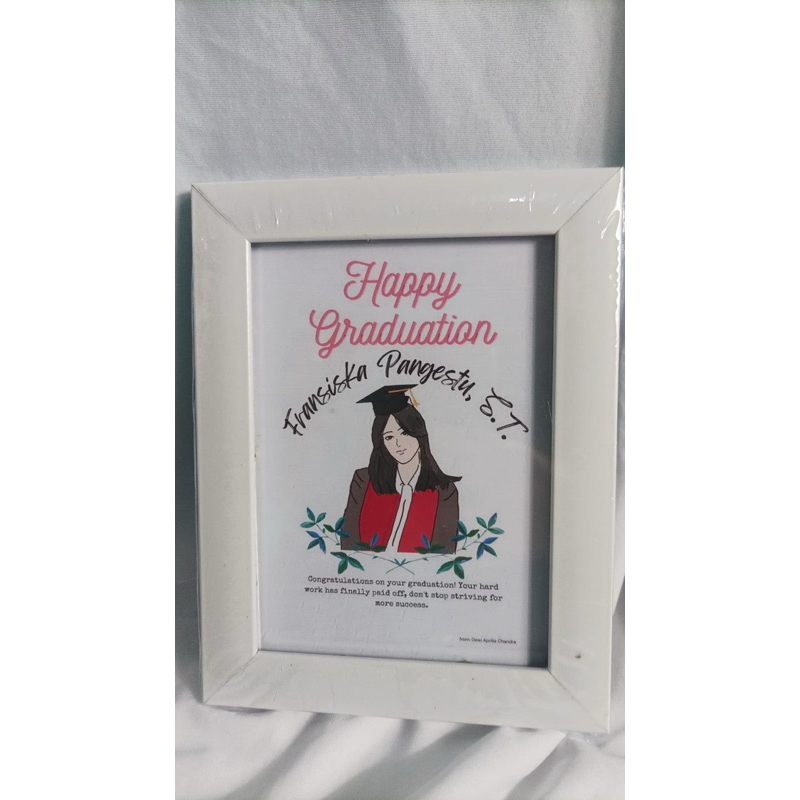 Jual CUSTOME GIFT FRAME WISUDA, WEDDING, BIRTHDAY | Shopee Indonesia