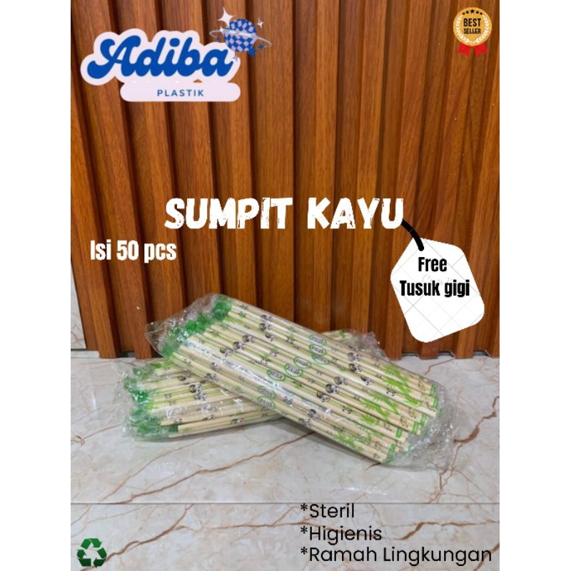 Jual SUMPIT KAYU FREE TUSUK GIGI/ISI 50 PCS/SUMPIT KAYU/SUMPIT ISI 50 ...