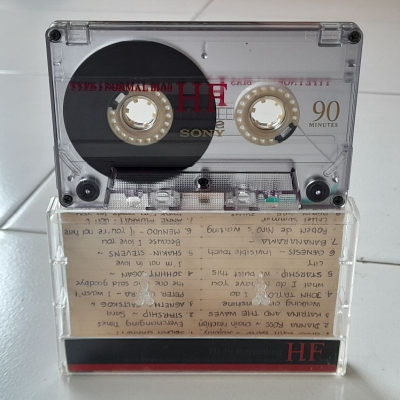 Jual Sony HF 90 Type I Normal Position (1994) Blank Cassette Tape USED ...