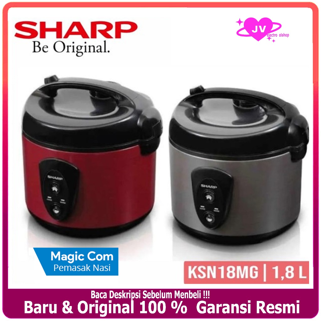 Jual Magic Com SHARP KSN18MG-RD/SL 1,8 L / Rice Cooker Sharp KSN-18MG ...
