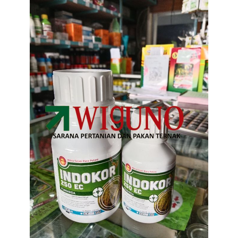 Jual Fungisida Indokor 250 EC 80 ml & 250 ml - Obat pembasmi penyakit hawar pelepah pada tanaman ...