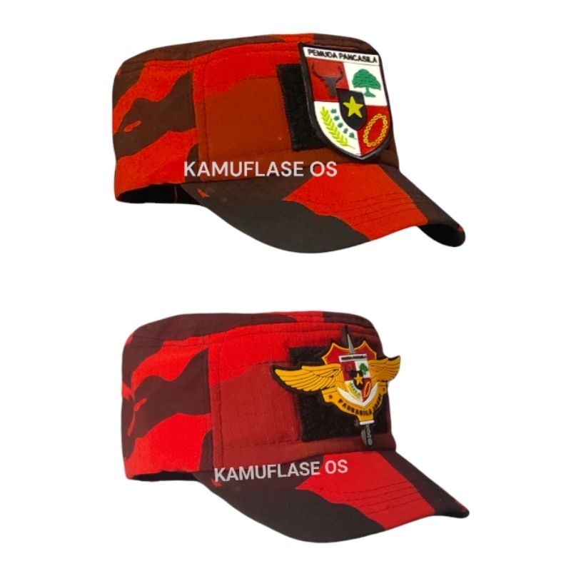 Jual Topi PP topi loreng Pemuda Pancasila Model KOMANDO | Shopee Indonesia