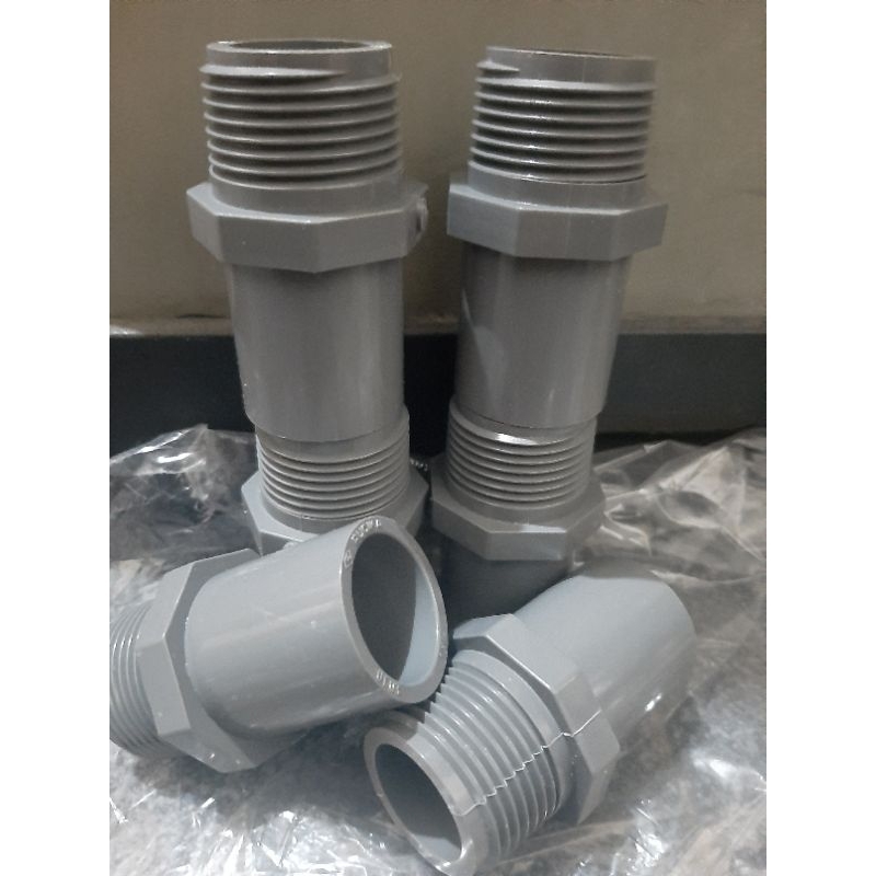 Jual socket drat luar ¾ inch , 1x¾ inch , double drat ¾inch rucika pvc ...