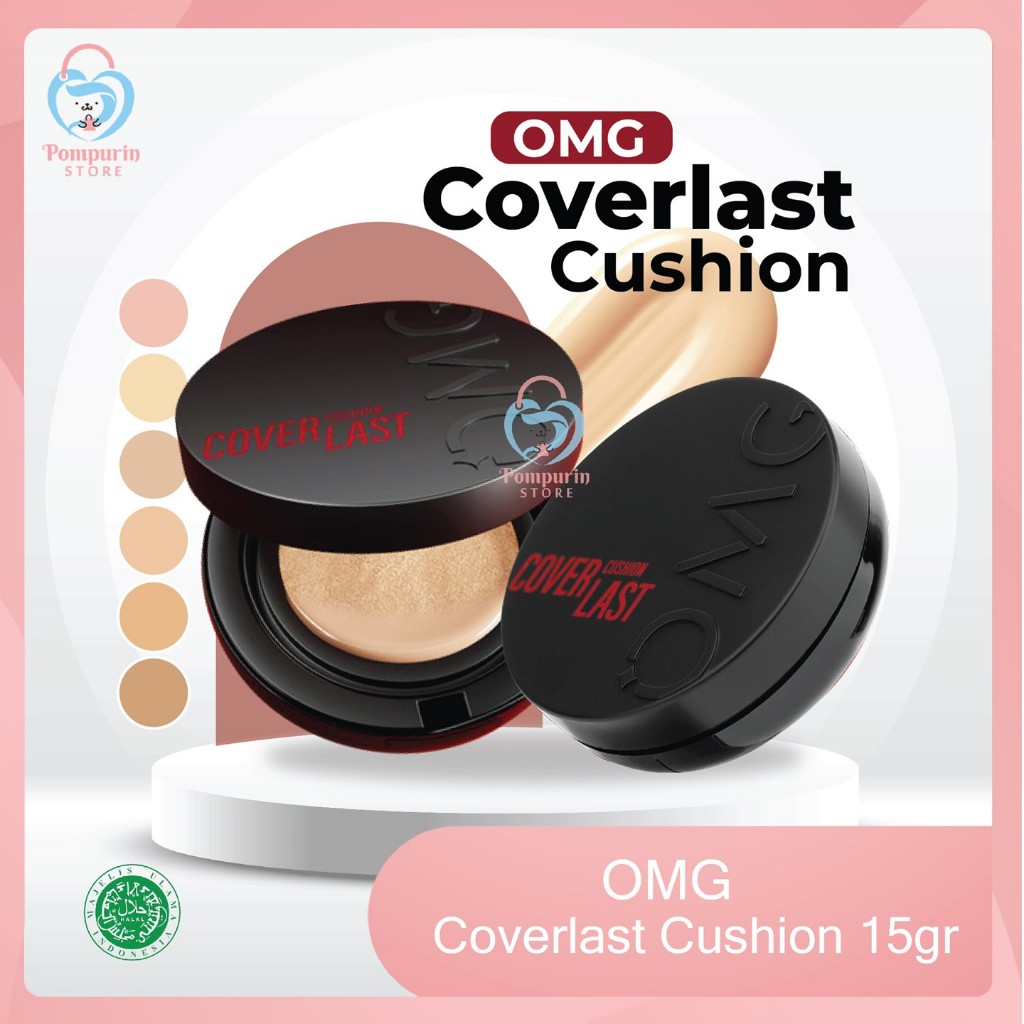 Jual OMG Oh My Glam Coverlast Cushion 15gr - Cushion High Coverage Long ...