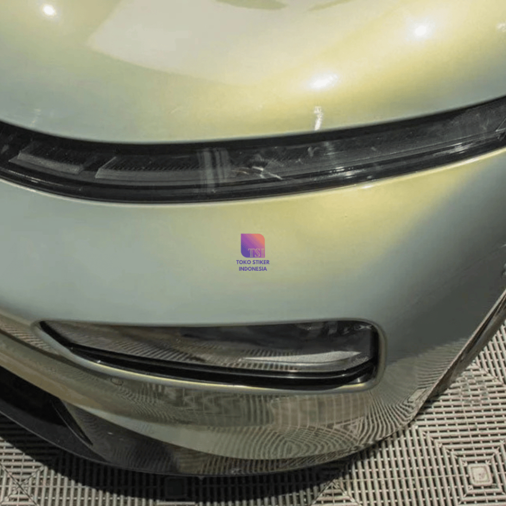 Jual Stiker Skotlet Mobil Gold Glossy Porsche Emas Urban Gold PET ...