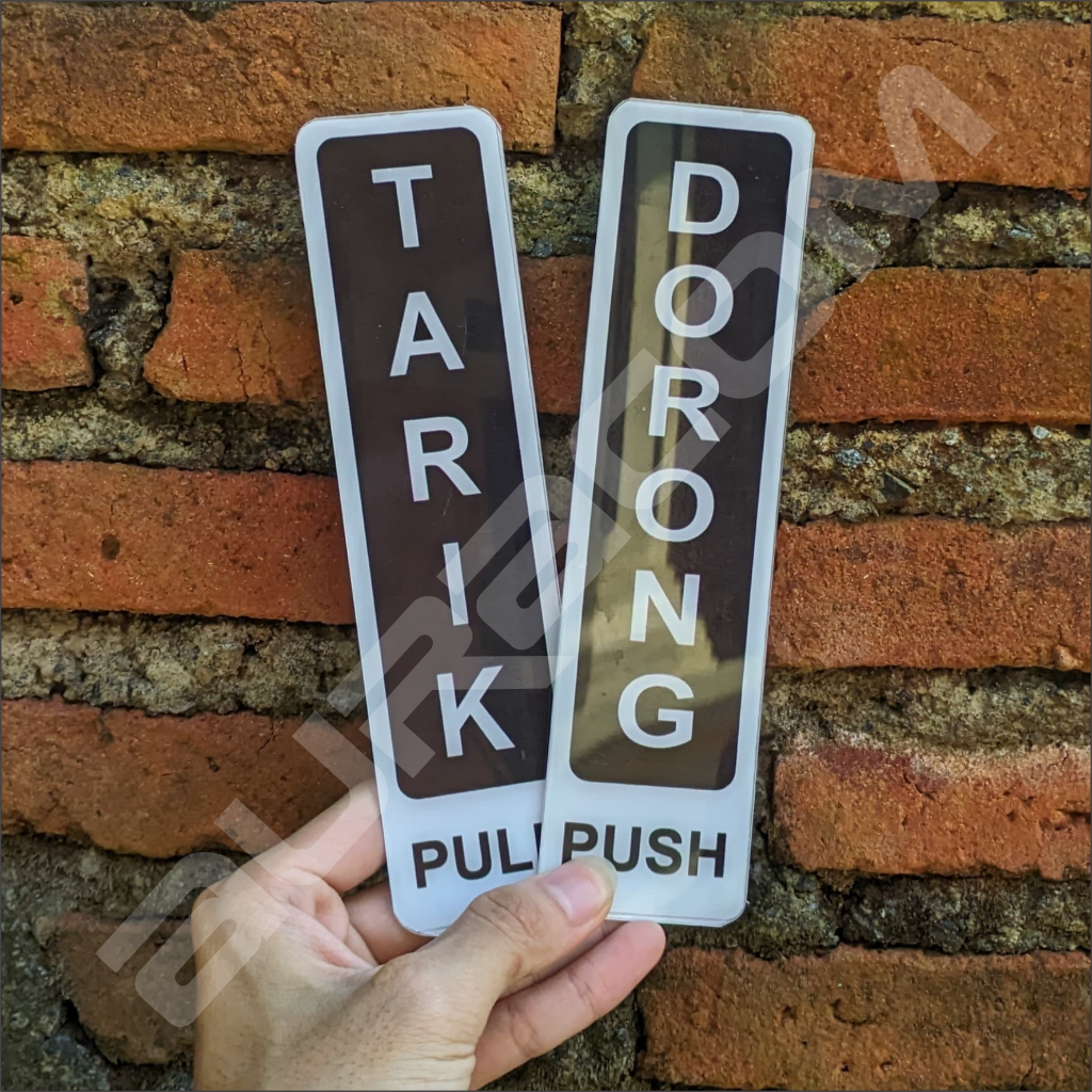 Jual AKRILIK TARIK DORONG PINTU (satu set kanan_kiri siap pakai)_009 ...