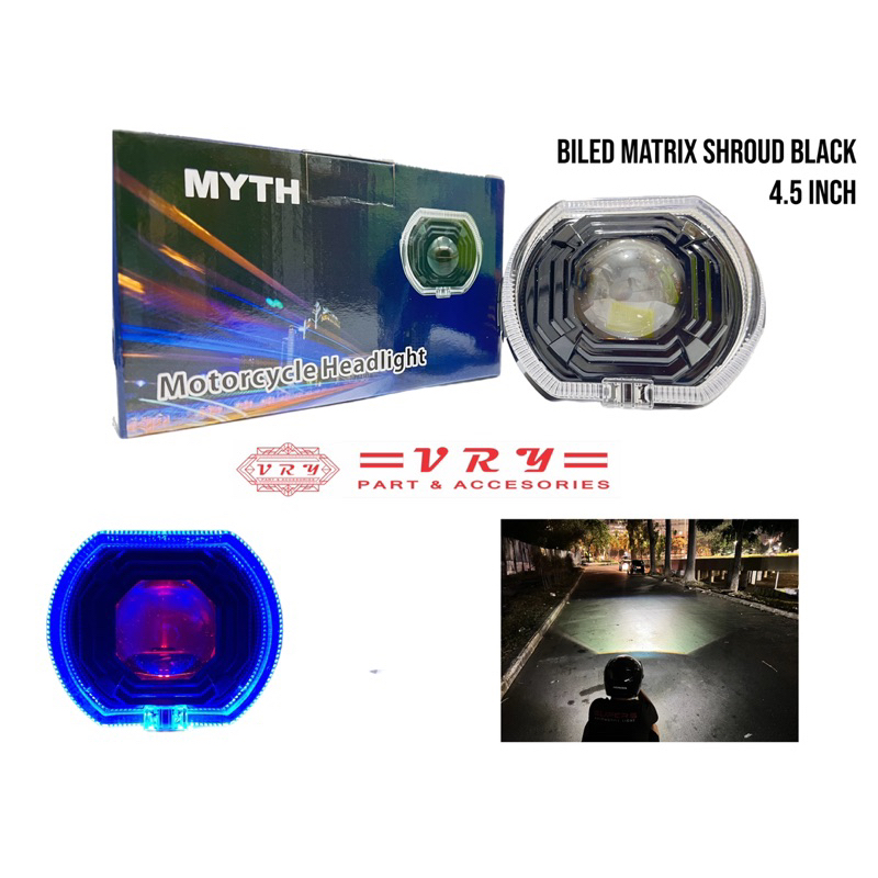 Jual PROJI BILED Matrix 4.5 Inch Shroud Black MYTH | Shopee Indonesia