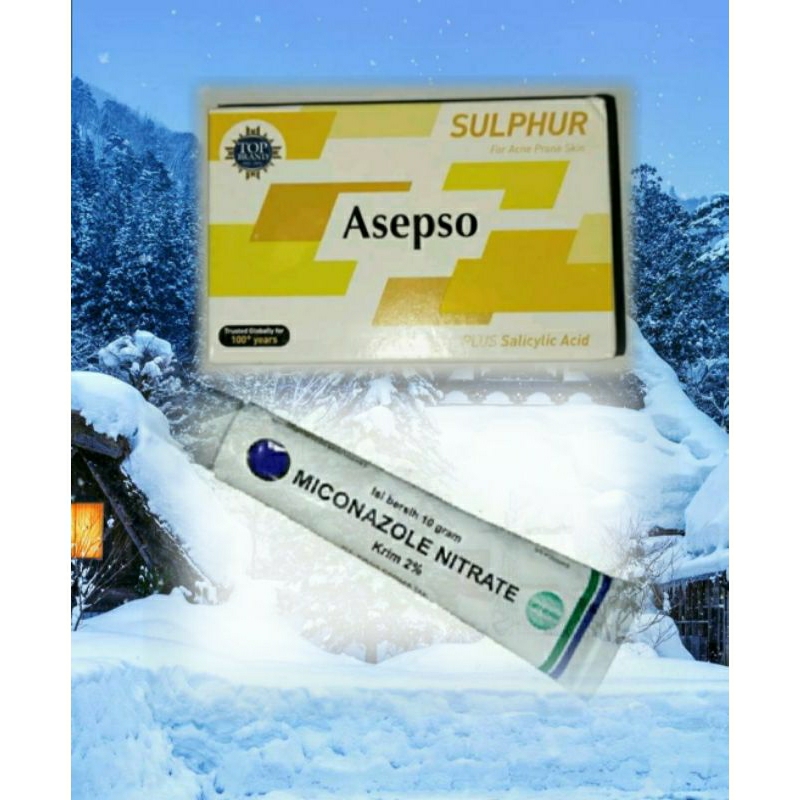 Jual sabun asepso sulphur sulfur plus salep miconazole obat infeksi ...