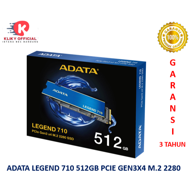 Jual SSD 512GB ADATA LEGEND 710 512GB PCIE GEN3X4 M.2 2280 ORIGINAL ...