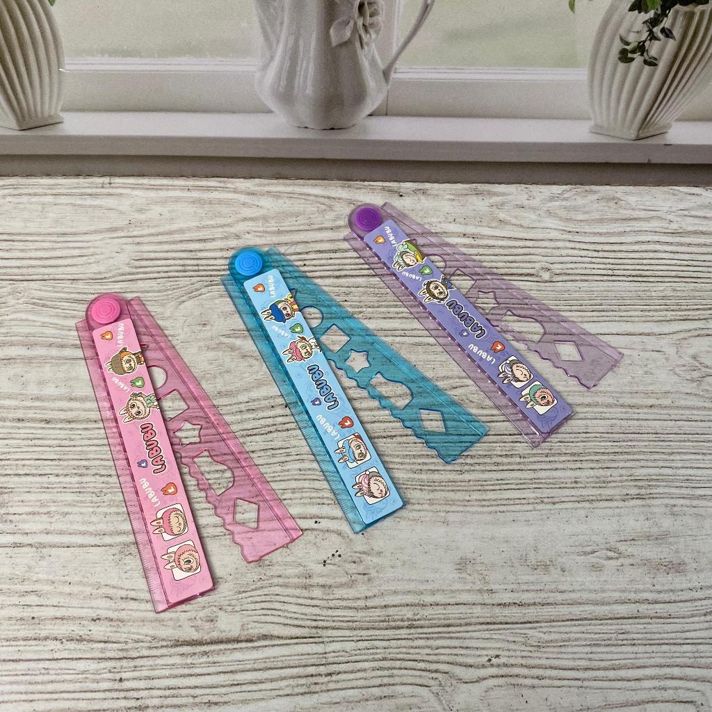 Jual Penggaris Lipat 30 CM LABUBU Super Cute Lucu Ready 3 Warna Variant ...
