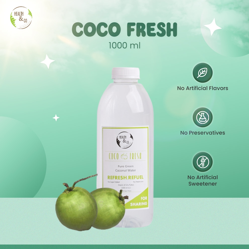 Jual Health & Co - Coco Fresh Drink - Minuman Sehat Detox - 1L | Shopee ...