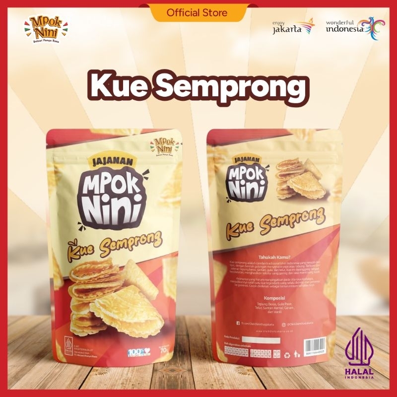 Jual MPOK NNI - Kue Semprong - Cemilan Mpok Nini - Oleh Oleh Khas ...
