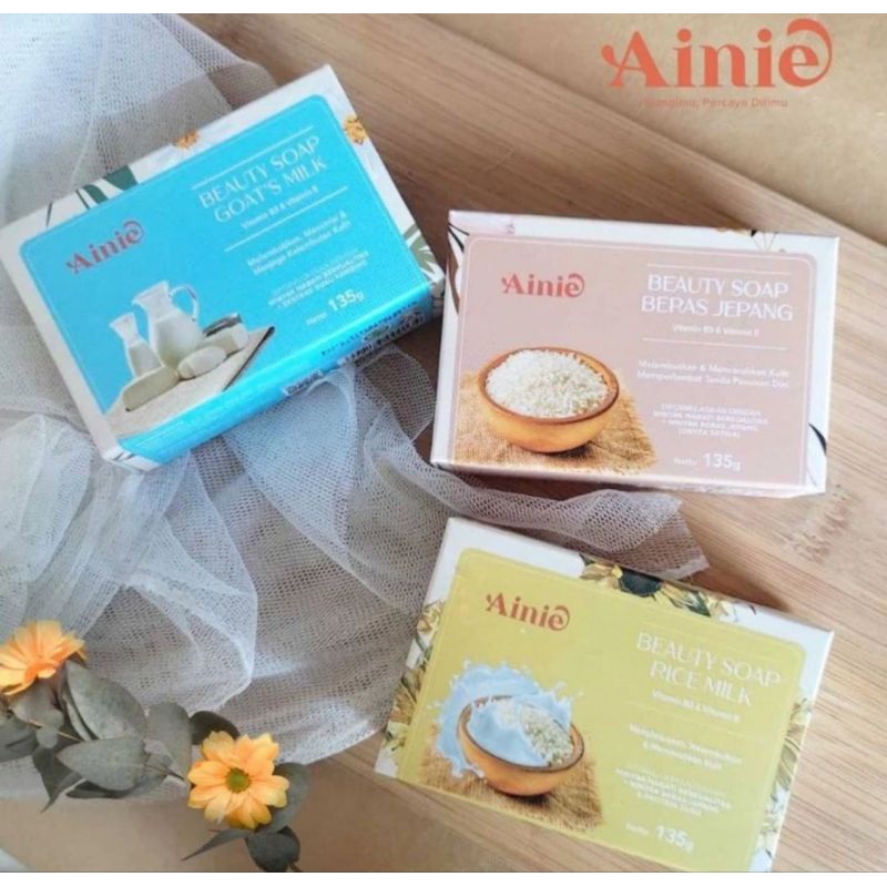 Jual Ainie Beauty Soap Goat's Milk, Beras Jepang, Rice Milk, Pepaya ...