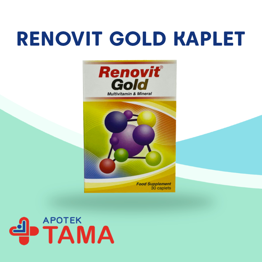 Jual Renovit Gold Botol Isi 30 Tablet | Shopee Indonesia