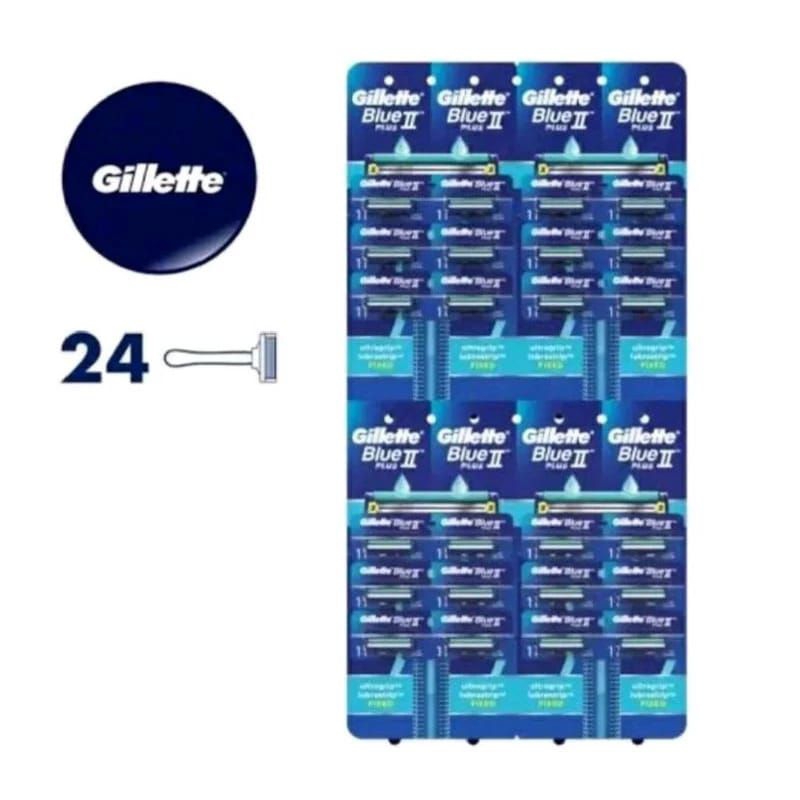 Jual Gillette blue 2 plus || cukur jenggot 2 mata pisau (24pcs ...