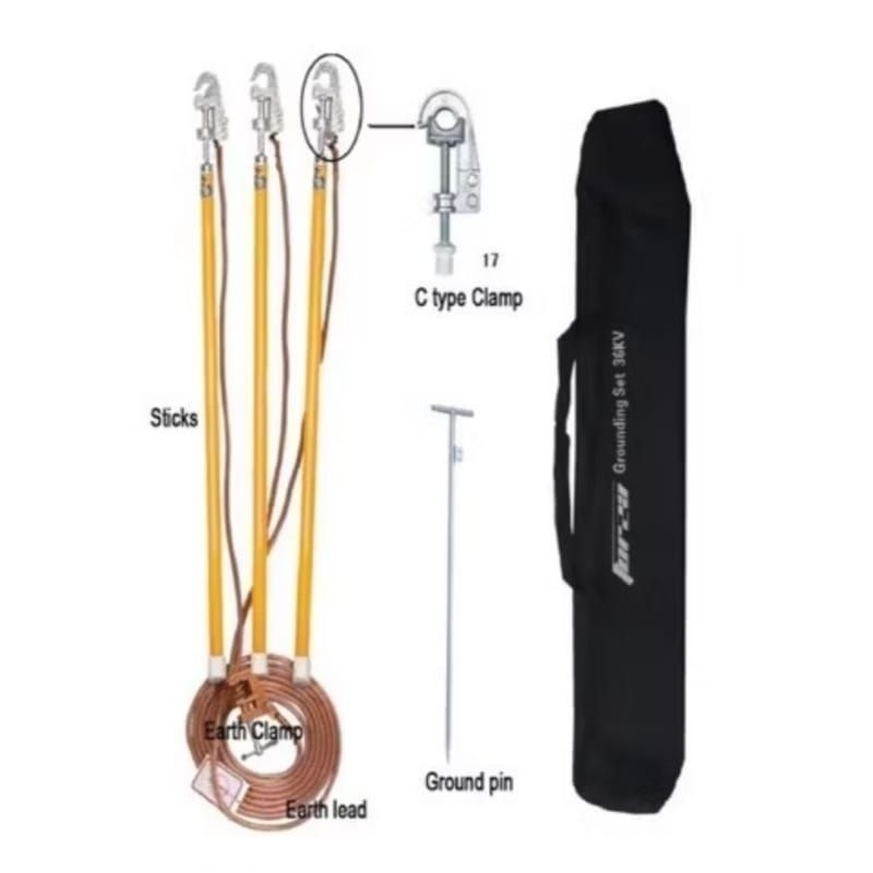 Jual Grounding set PLN 20 KV/Grounding set Break out 20KV/Stick ...