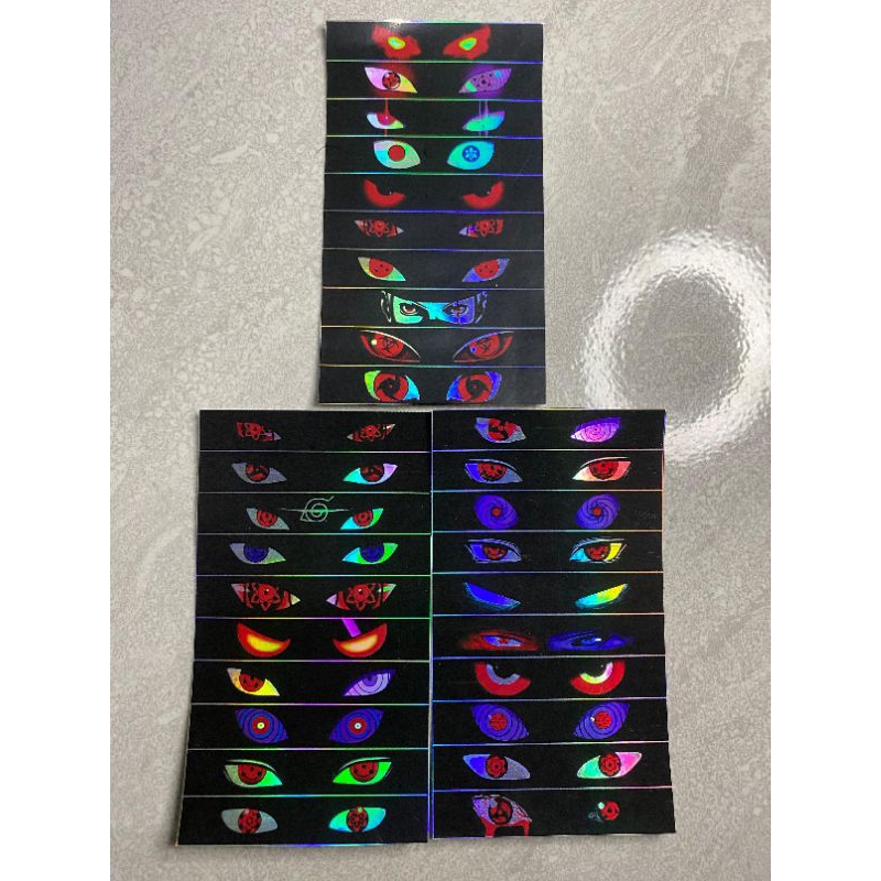 Jual FULL MATA SHARINGAN ISI 28 PCS STICKER STROBO UKURAN 6.5x1 cm ...