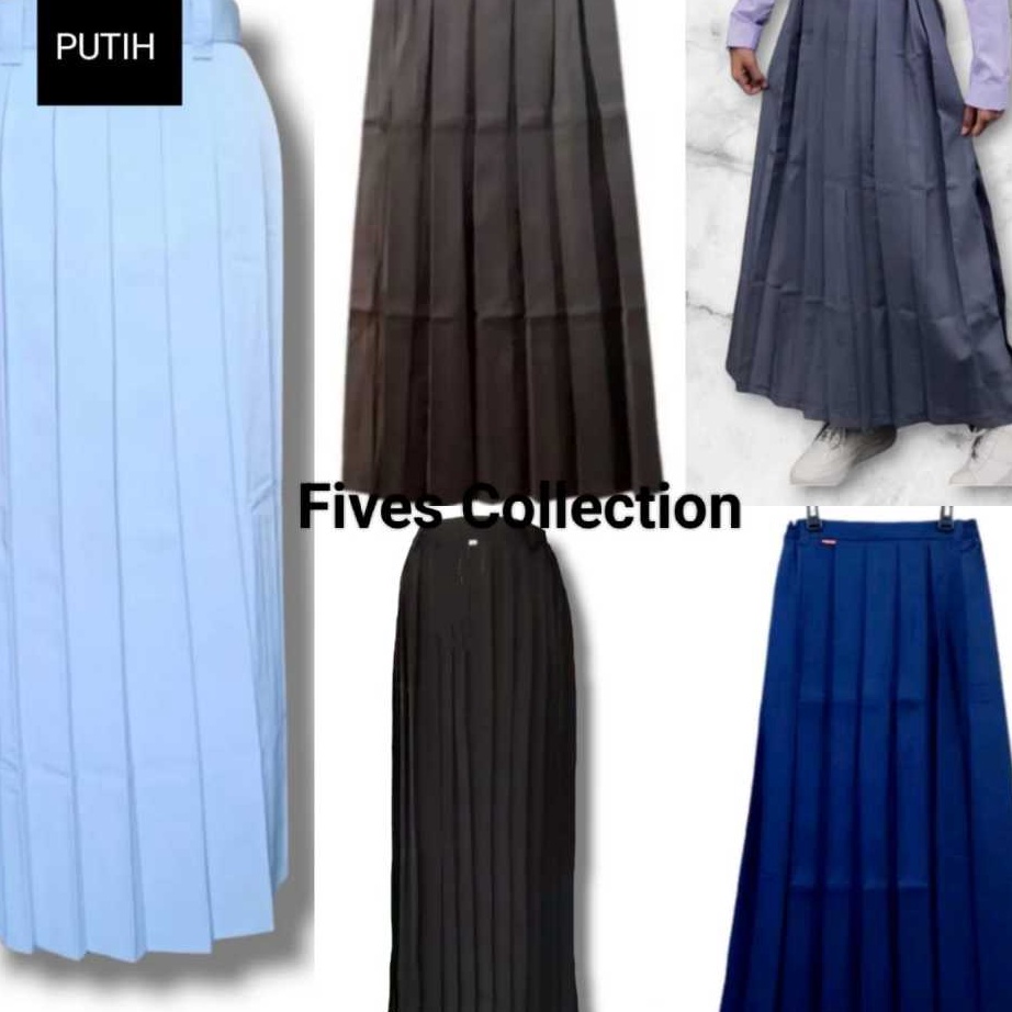 Jual Rok panjang smp smarok panjang rempel kerja smp sma smp sma sekolah biru smp coklat pramuka ...