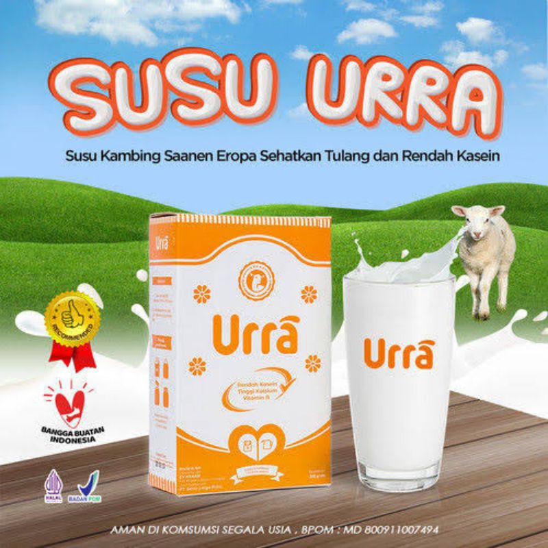 Jual SUSU URRA Penambah Berat Badan Anak Tinggi Badan Anak - 200g 1 Box ...