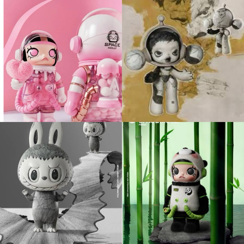 Jual MEGA SPACE MOLLY 400% PANDA Heartfelt, Skullpanda Egon Schiele ...