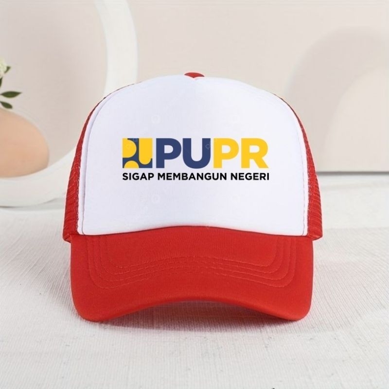 Jual TOPI JARING COSTUM PUPR KEMENTERIAN FULL SABLON TERBARU | Shopee ...