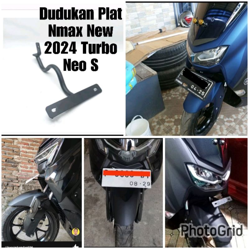 Jual Breket Plat Nomor Depan Nmax New 2024 Nmax Turbo Neo S | Shopee ...