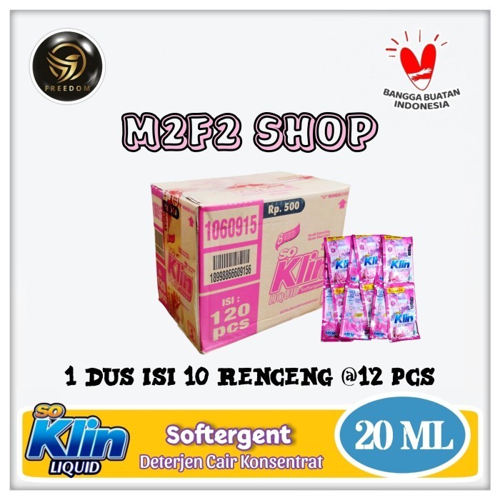 Jual So Klin Liquid Power Clean Action Softergent | Deterjen Cair ...
