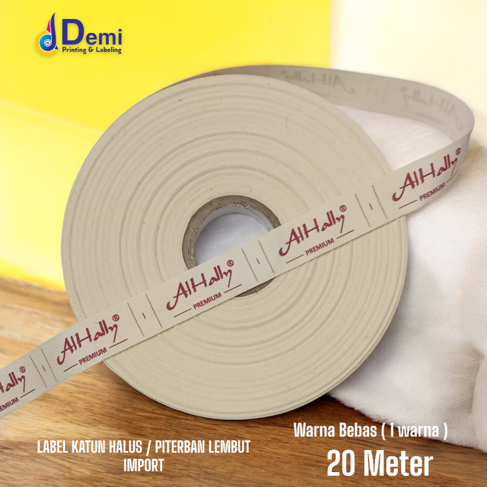 Jual label katun label baju custom label hijab label piterban halus 18 ...